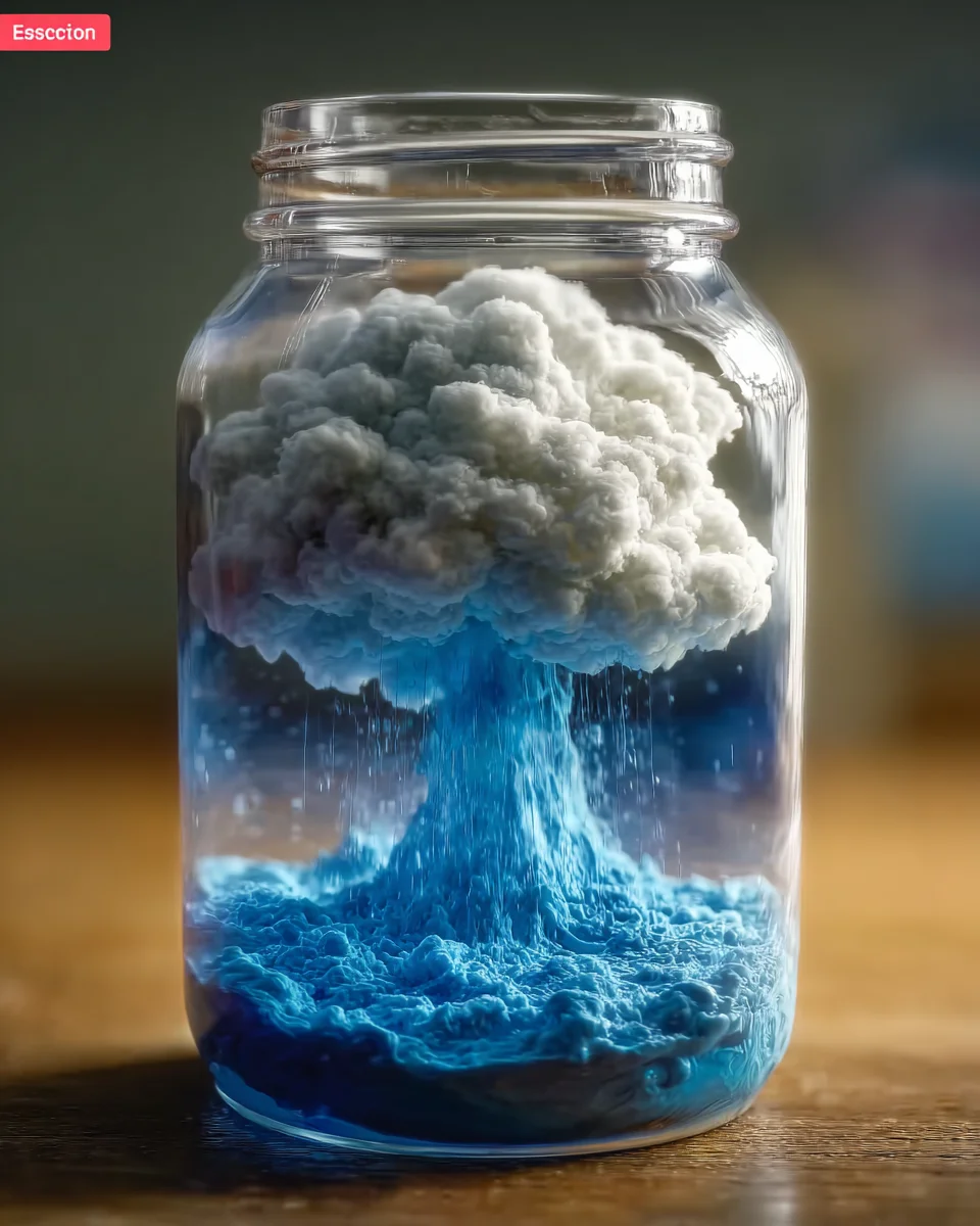Rain Cloud in a Jar