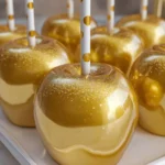 Golden Glam Candy Apples