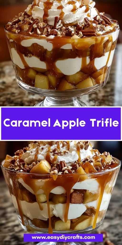Caramel Apple Trifle