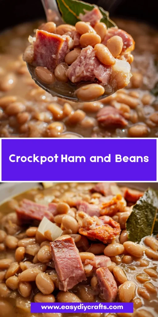 Crockpot Ham and Beans: Creamy, Juicy Comfort in Every Bite!